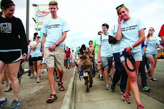 Colfax Avenue: Scene on Colfax: Blaster the Burro