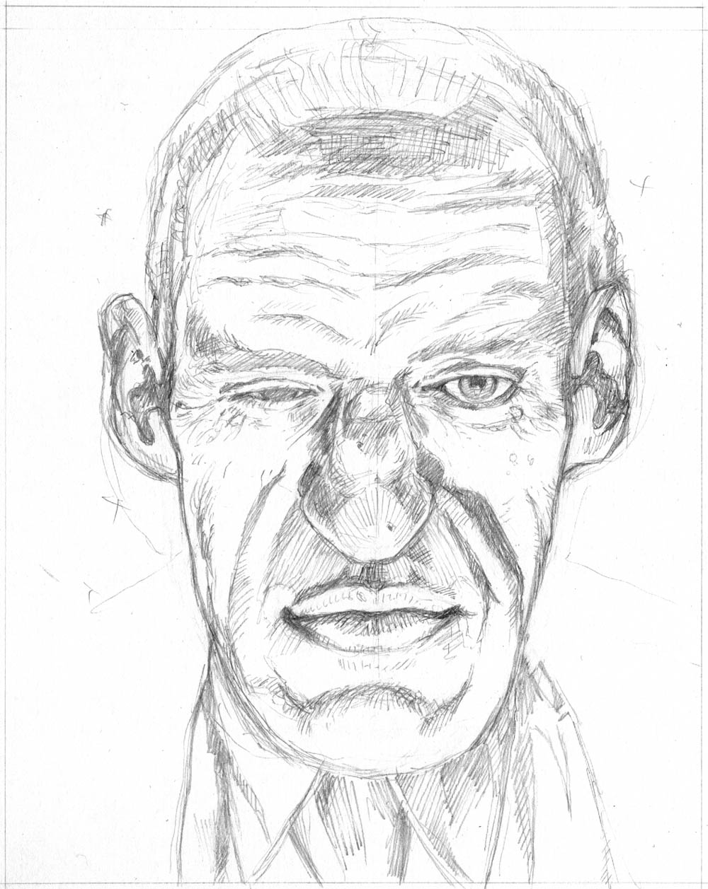 The John Douglas (Mostly) Comic Book Art Site: Inktober 2016 - Rondo Hatton