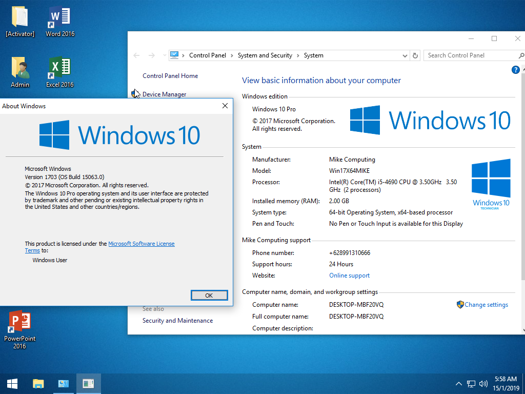 MIKE Promotion: Windows 17 Pro x64 Technician Edition v.1.0 v1703 Build ...