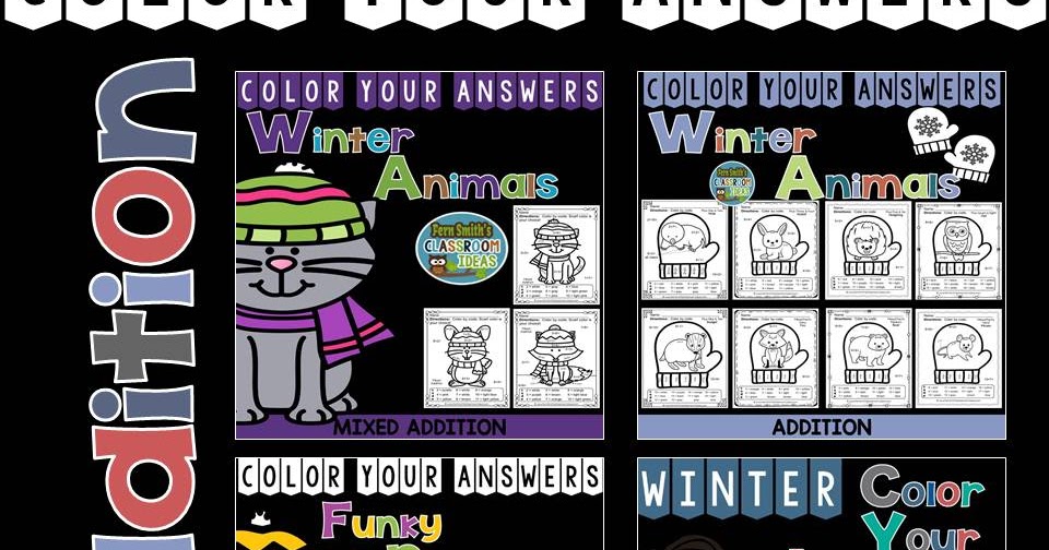 Winter Math: Winter Fun! Winter Math January Bundle for Addition Facts ...