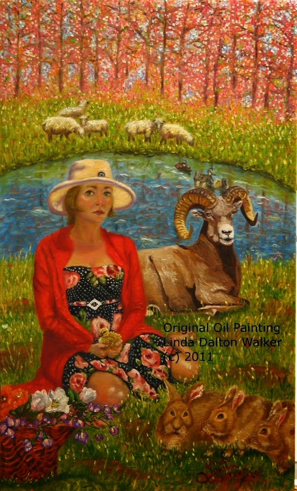 Contemporary Artists of Utah: “Spring”, Original figurative painting of ...