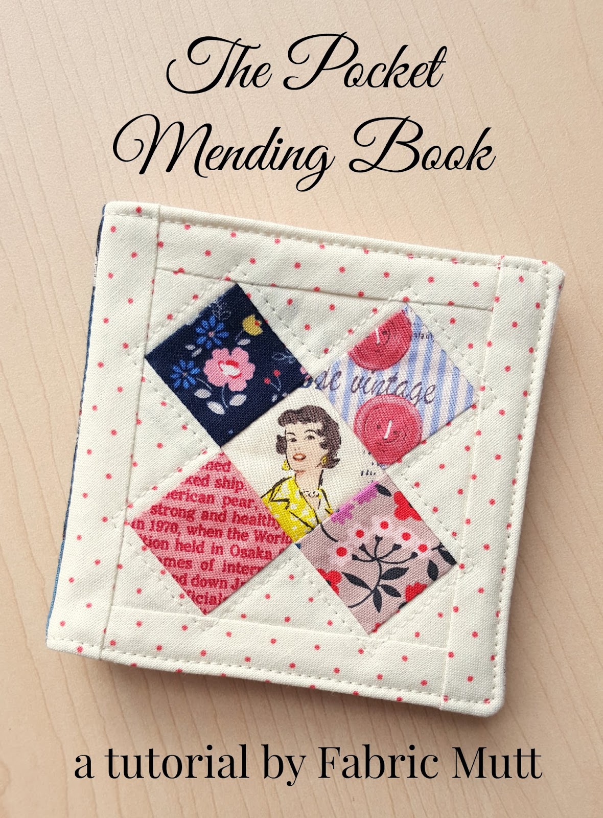 Pocket Mending Book Tutorial | Fabric Mutt | Bloglovin’