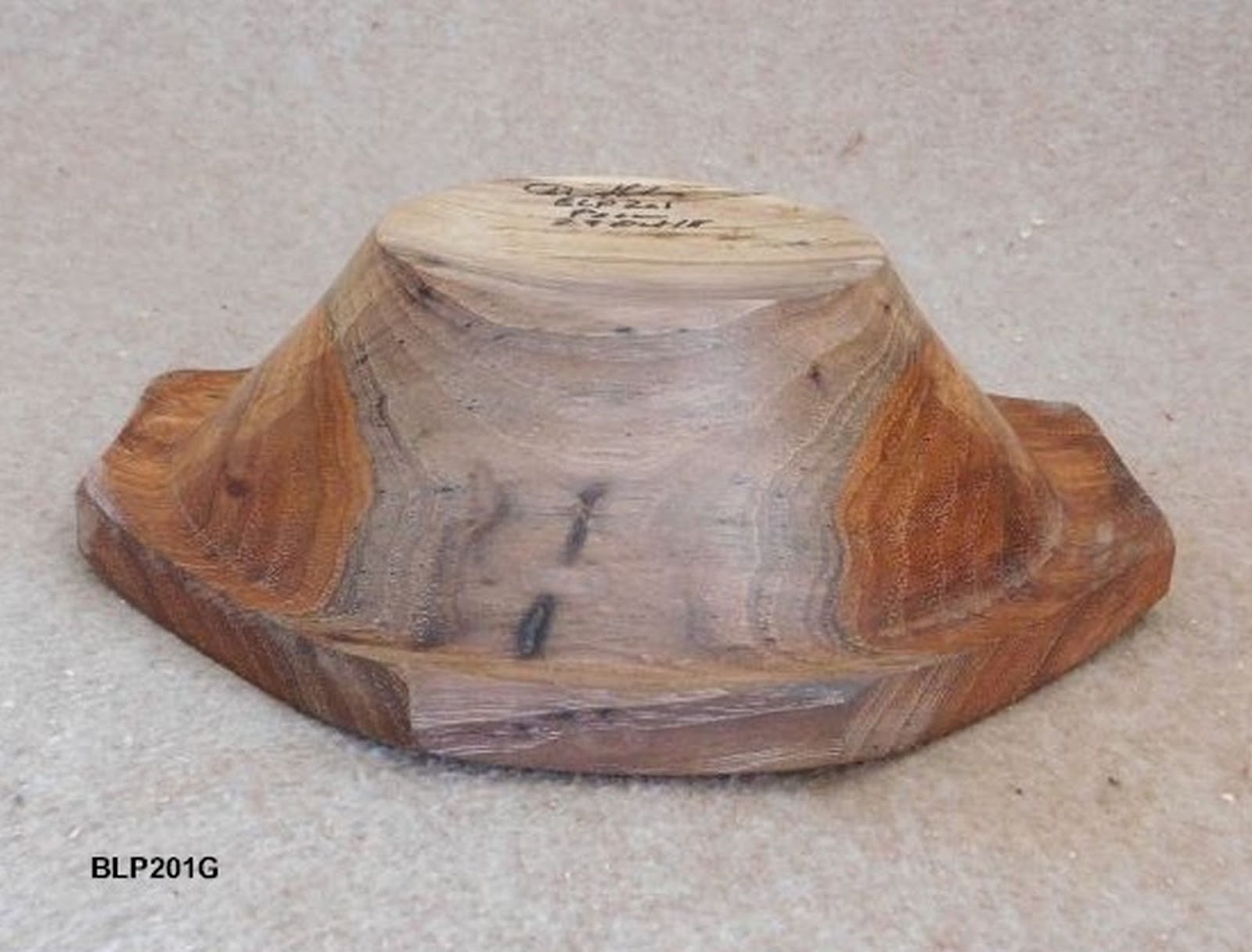 Dave Hoskins: Spalted 8 Sided Pecan Wood Bowl