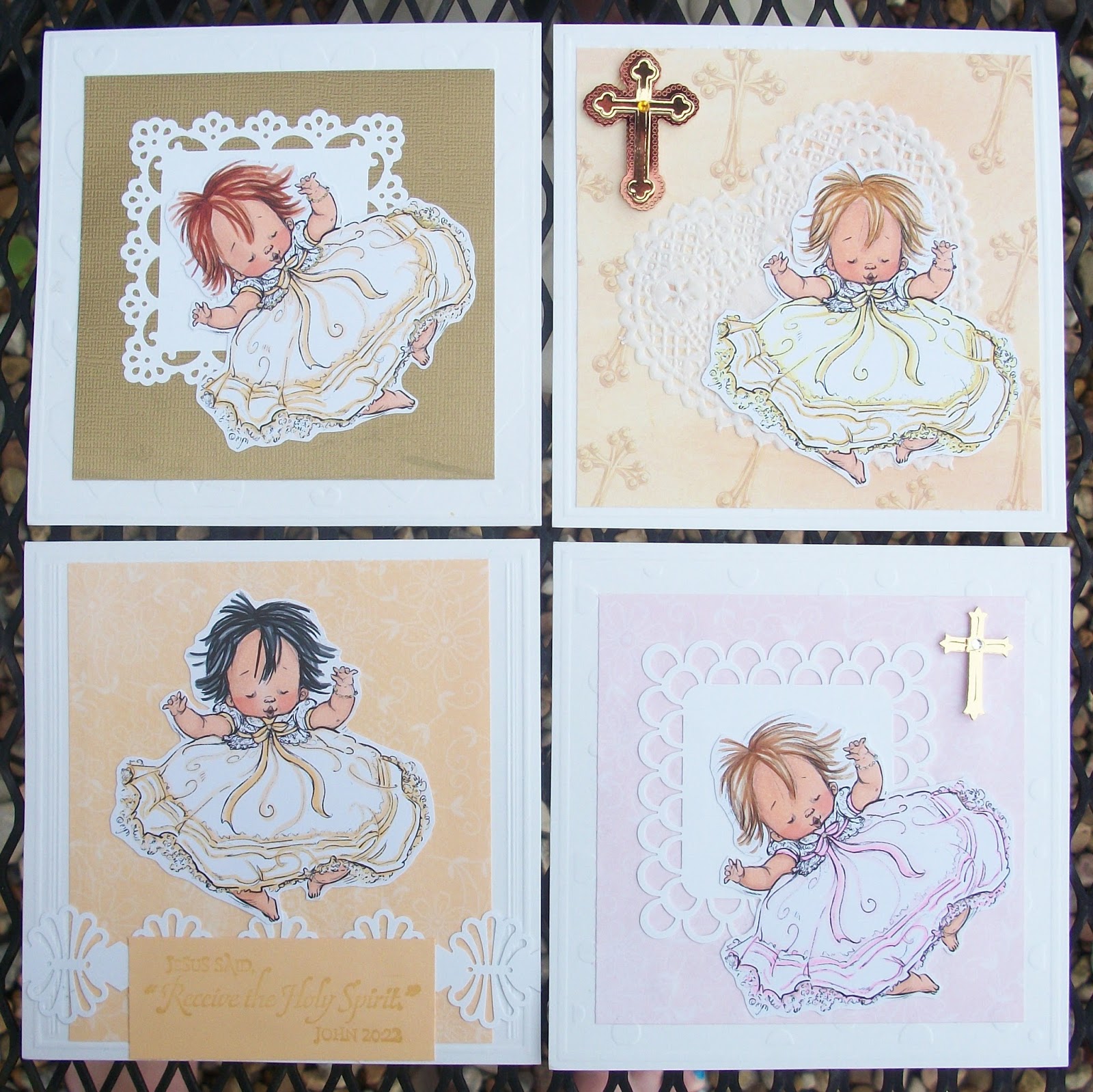 For the Love of Cardmaking: Baptism Cards