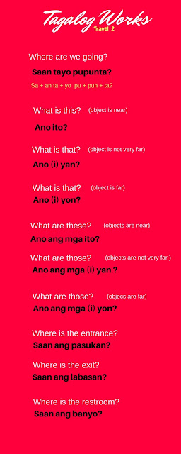 Question and answer in Tagalog