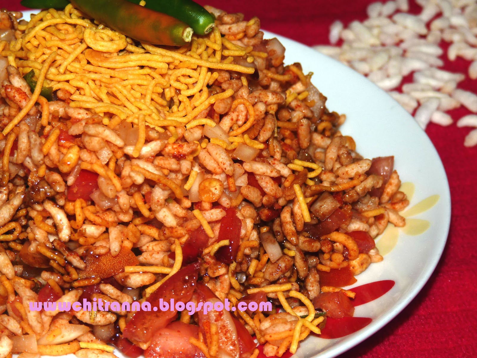 Chitranna: Masala Bhel/spicy Puffed Rice