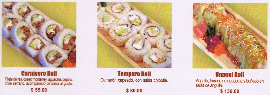 ORIGAMI EXPRESS: MENU