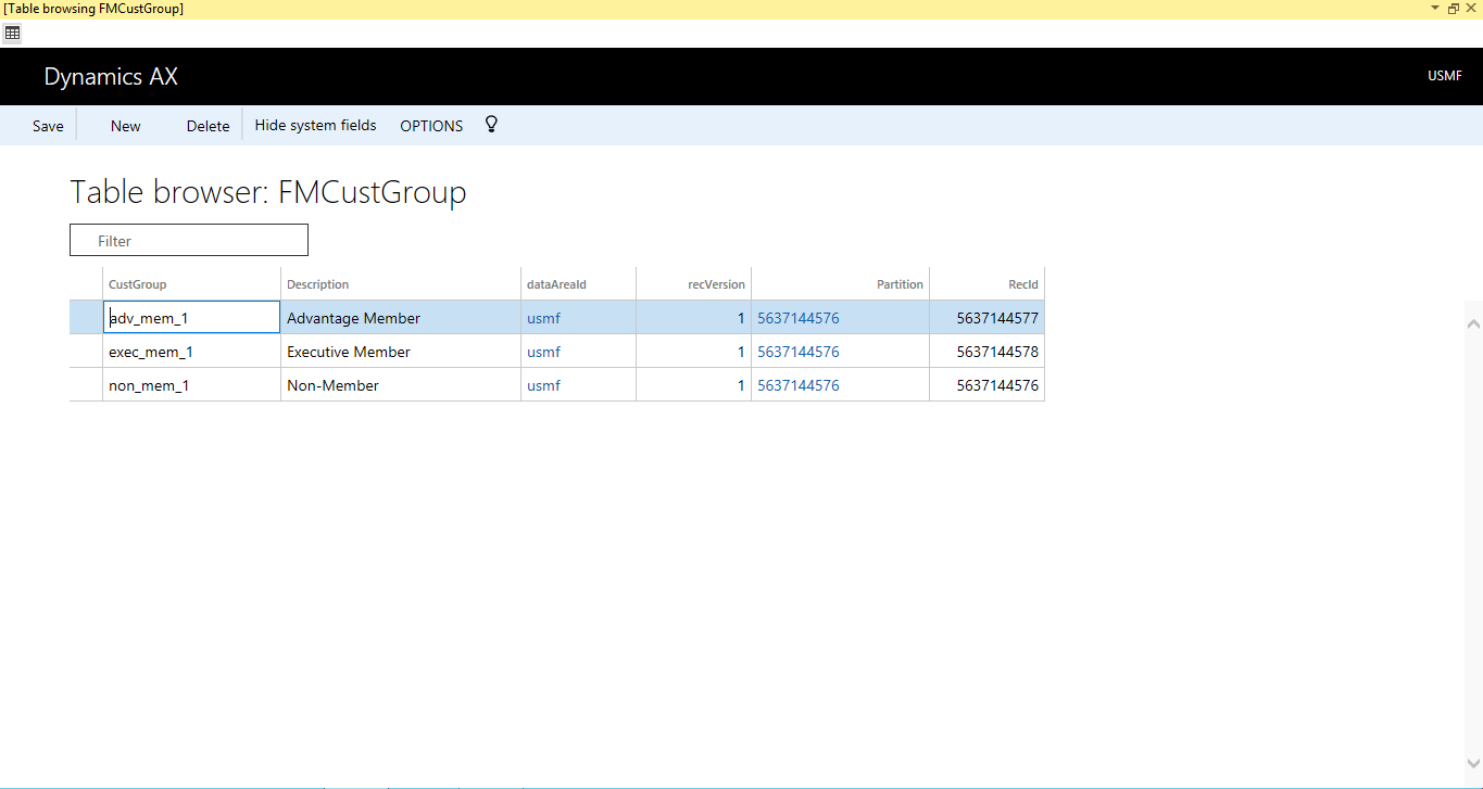 Dynamics 365 Table Browser With Specific Company In Ax 7