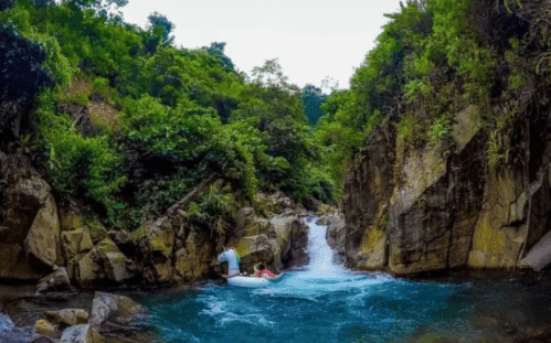 Curug Cibaliung Bogor Jawa Barat, Nikmati Jernihnya Air Cibaliung ...