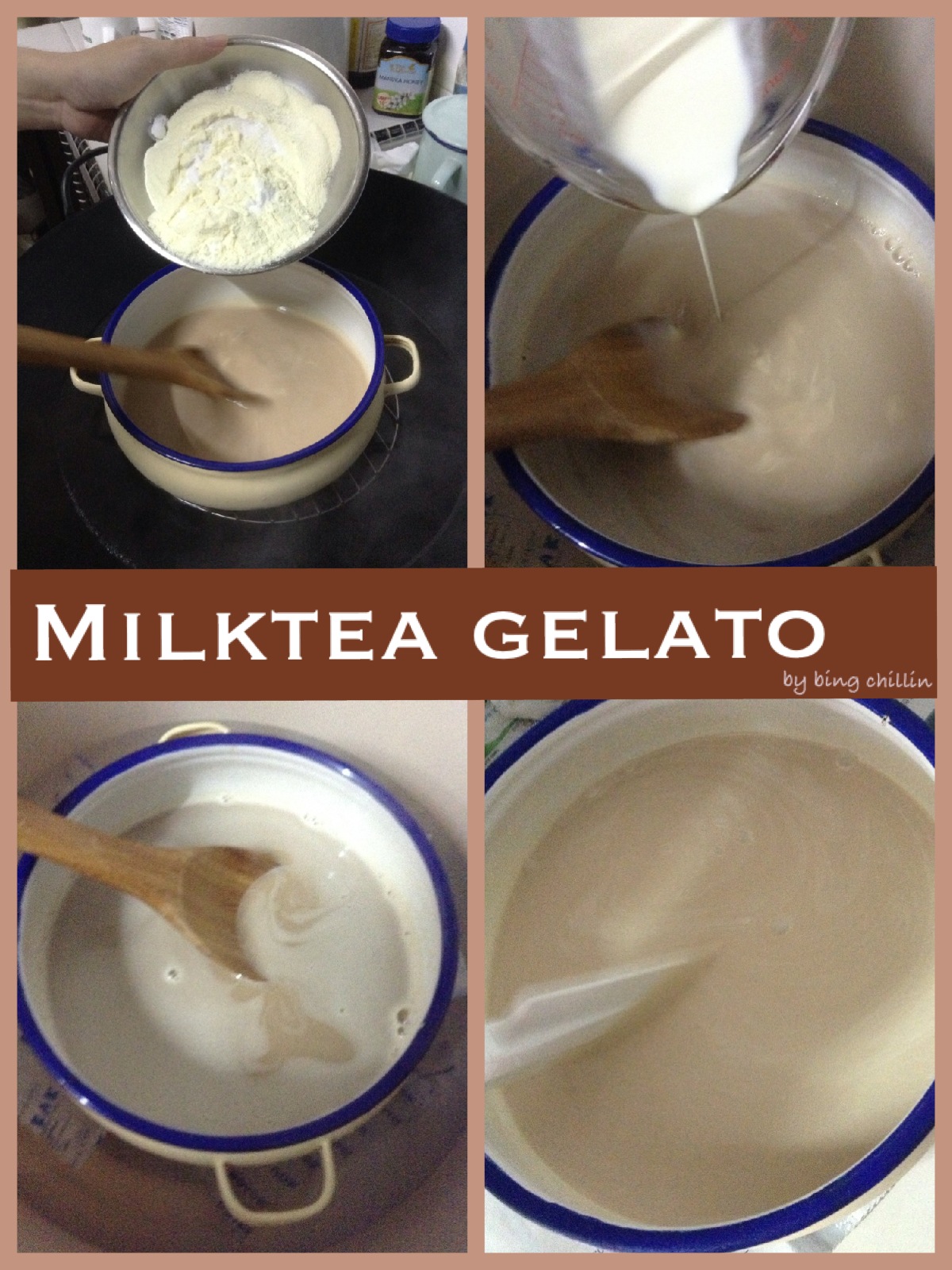 冰 Chillin': Milk Tea Gelato