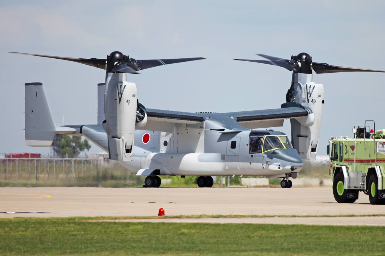 The Dead District: პირველი იაპონური Bell Boeing V-22 Osprey