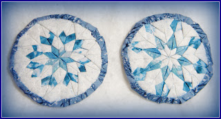 Sapphire Stitching's Stitchins: How-to Make a Folded Fabric Amish Star