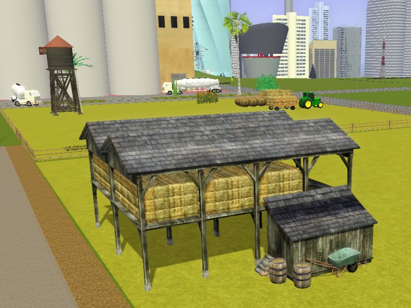 Simming in Magnificent Style: The farm 9. hay storage shack