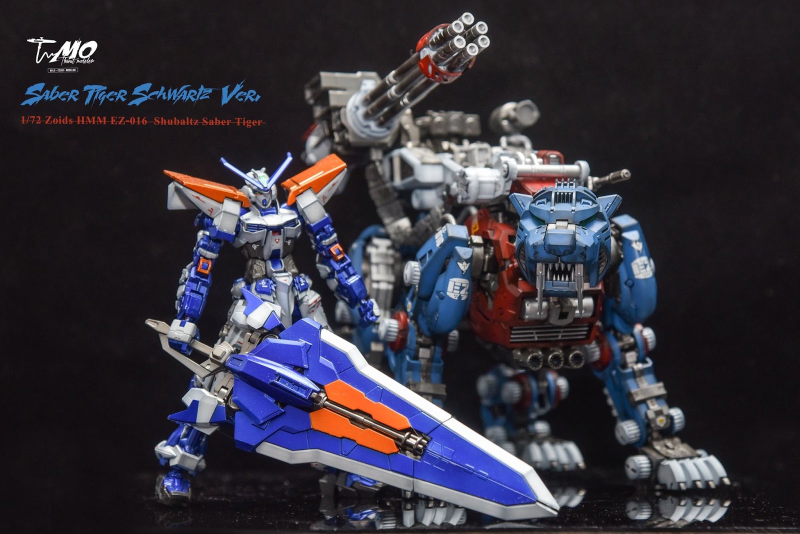 GUNDAM GUY: MG 1/100 Gundam Astray Blue Frame 2nd Revise + 1/72 Zoids ...