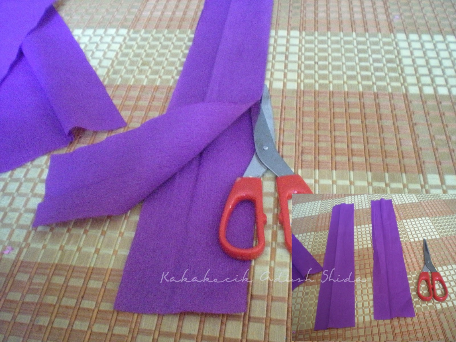 KakaKecik aDisH sHidA: DIY : Bunga Tissue