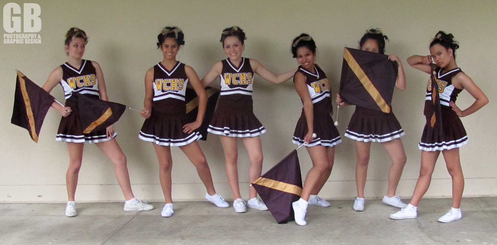 GB Photography & Graphic Design: WCHS Pep Flags Photoshoot