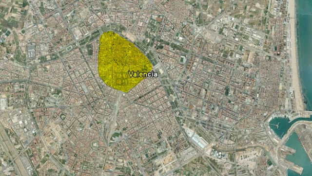 GEOPERSPECTIVAS: COMENTARIO DE UN PLANO URBANO. VALENCIA.