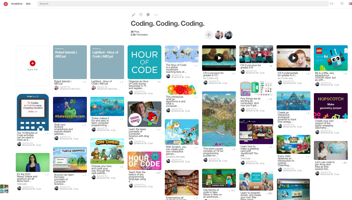 The Library Voice: Coding. Coding. Coding. Pinterest Board!