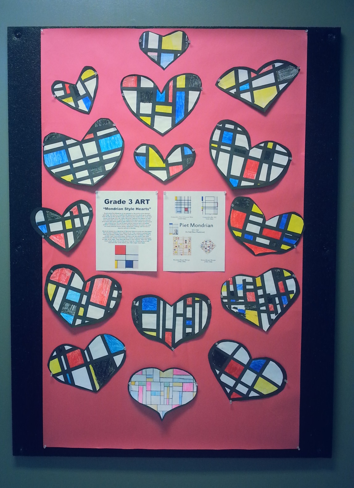 a faithful attempt: Mondrian Hearts