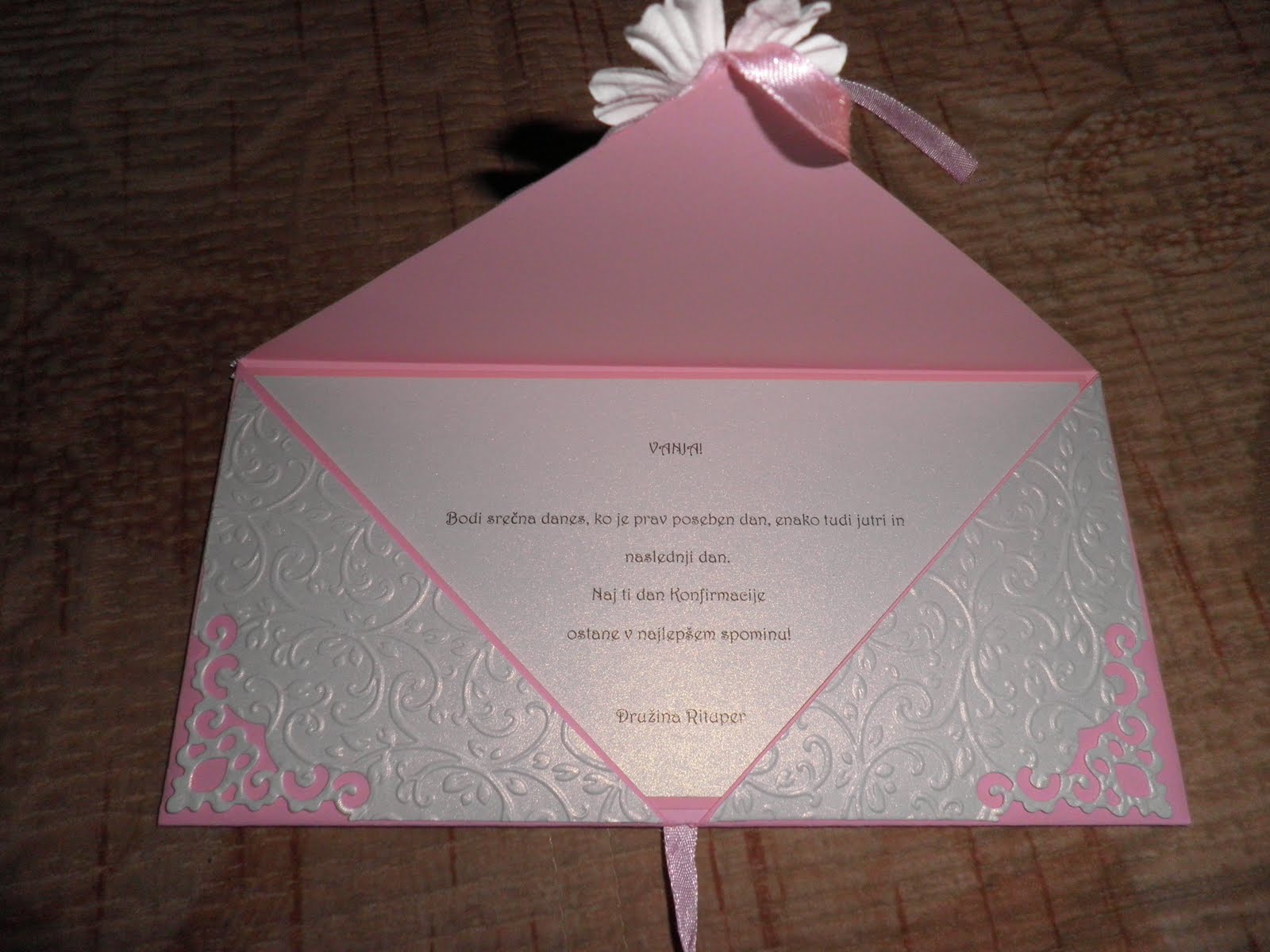 Renatina ustvarjanja: Moja prva kuverta