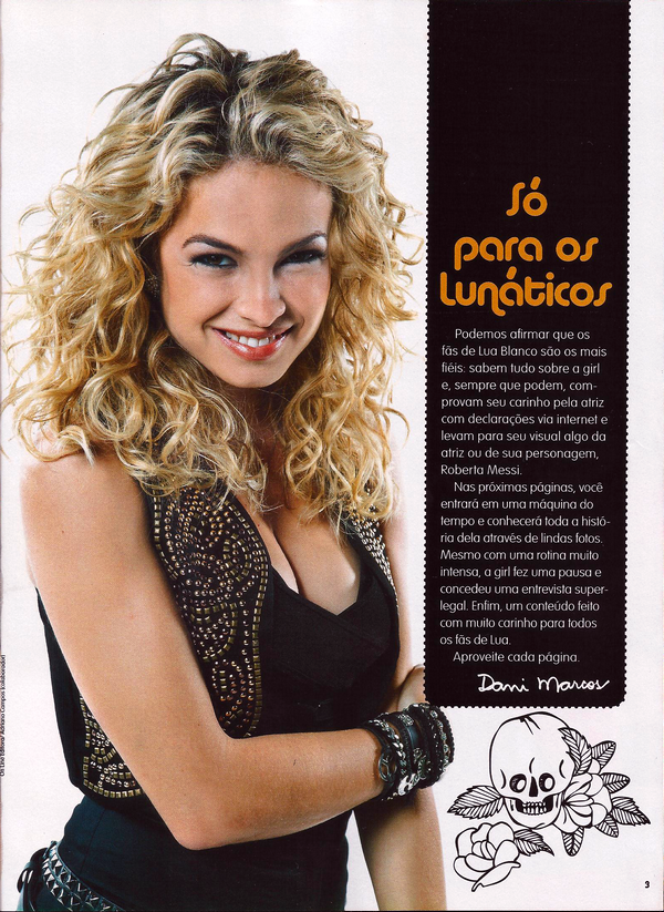 Rebeldesbrr: Book Oficial RebeldeS: Lua Blanco