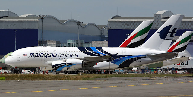 Finally!! MAS A380 in full new livery