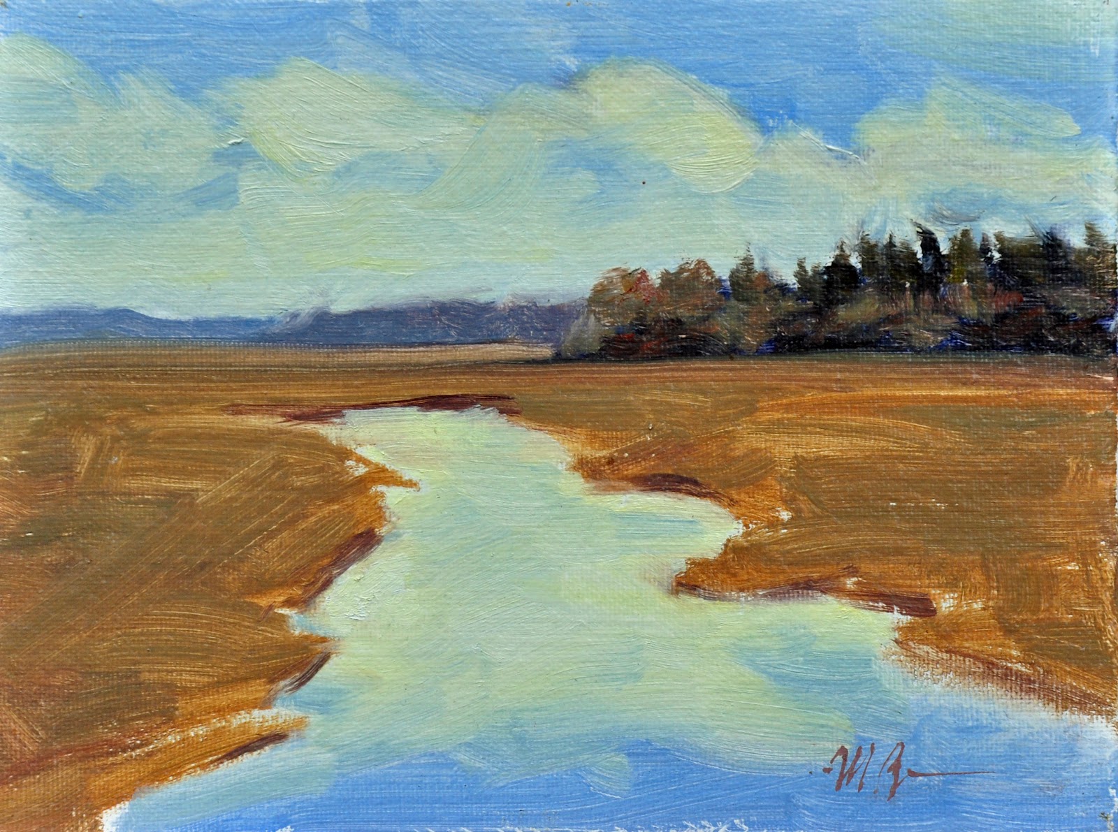 marshes Archives - MARY BYROM FINE ART