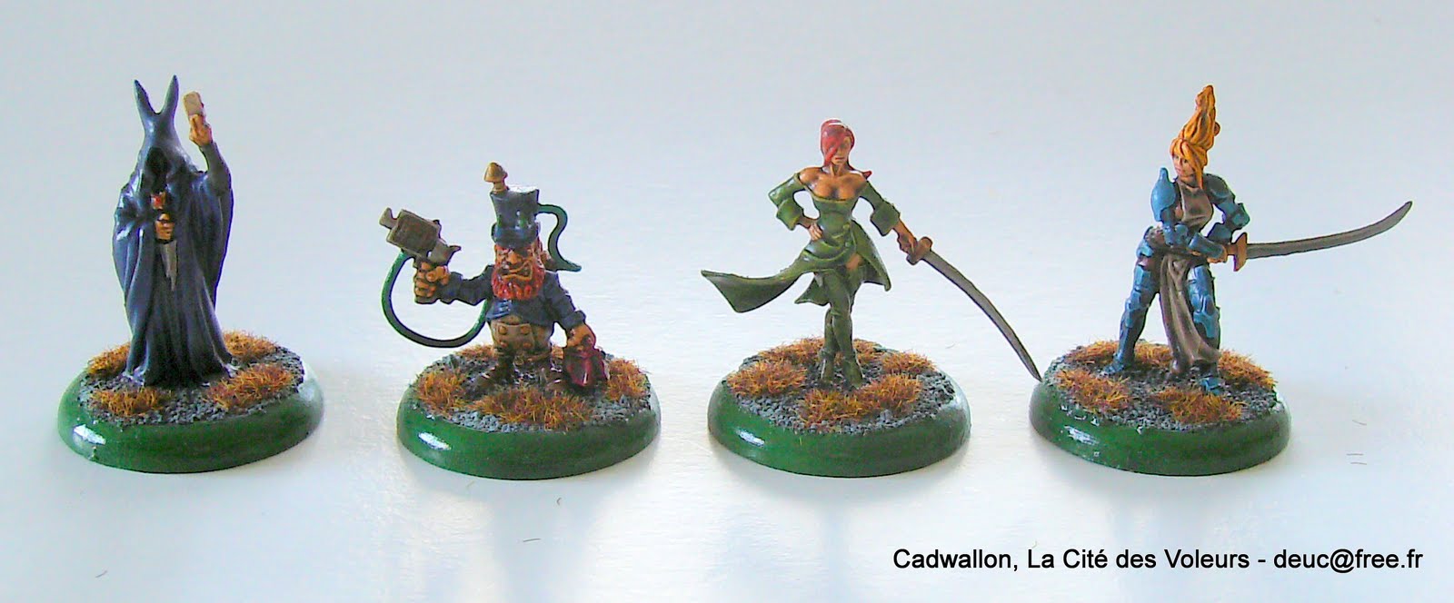 3D Board Games And Miniatures: Cadwallon - Défi Peinture, le final