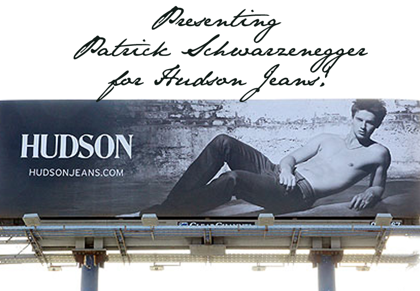 Patrick Schwarzenegger models for Hudson Jeans – Emily Jane Johnston