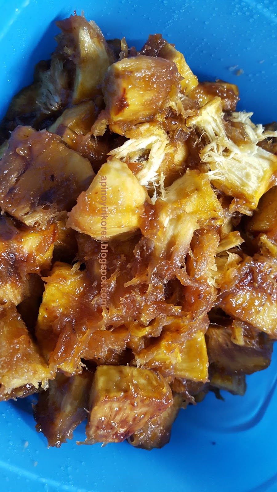 A Pinoy in Korea: From The South Pacific To My Plate: Sweetened Breadfruit!