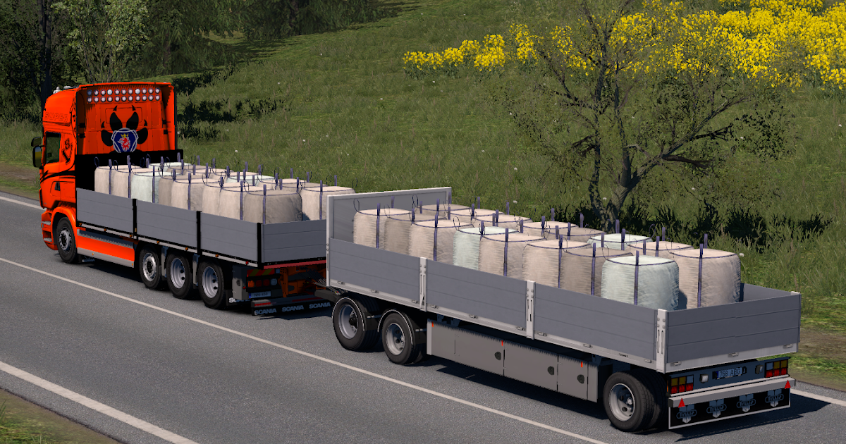 Lunna's Flatbed Addon For Tandem and Ekeri by Kast V 1.05 - Euro Truck ...