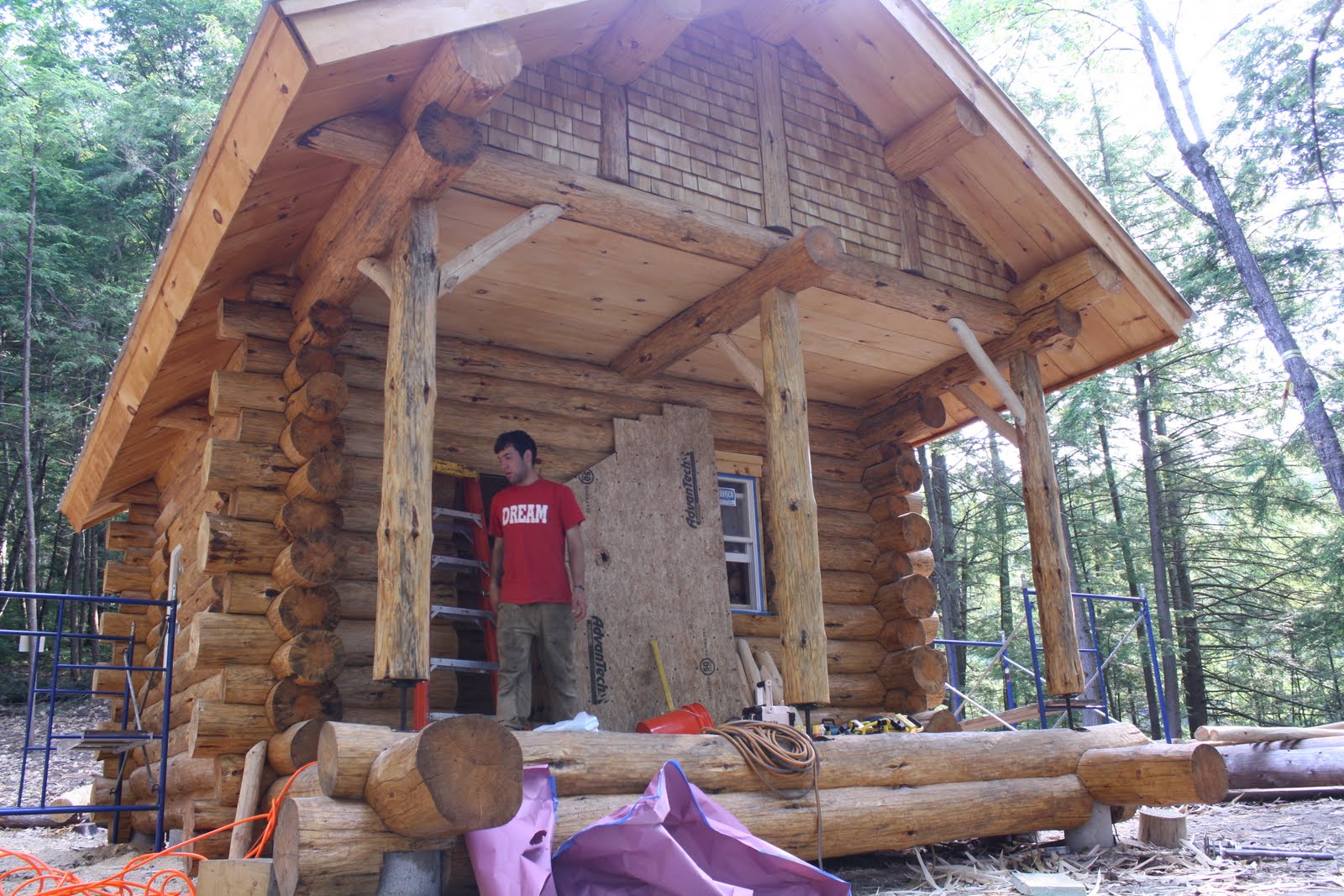 Rebuilding Titcomb Cabin