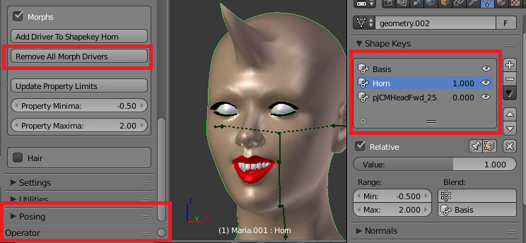 Diffeomorphic: Advanced Morphs section