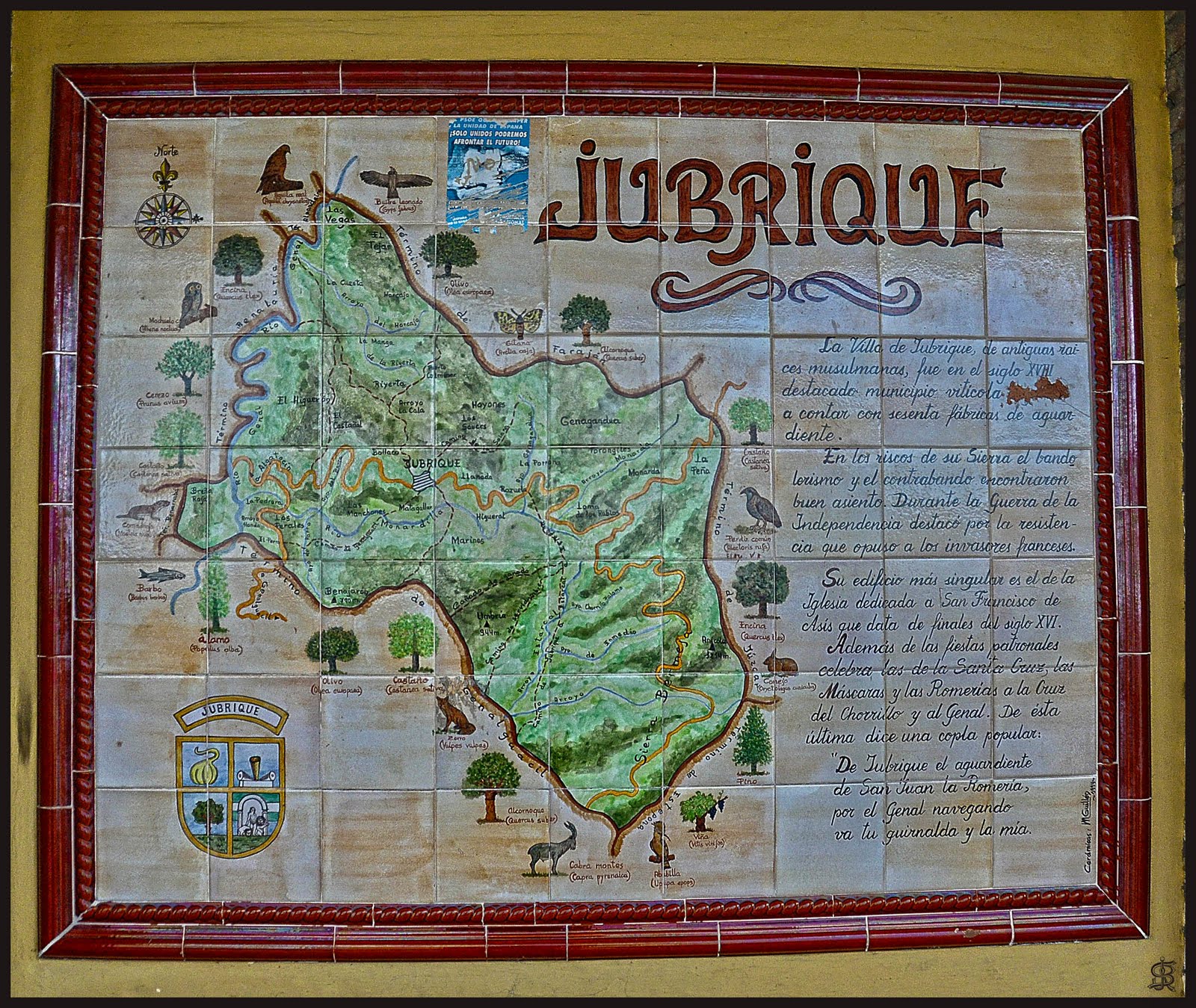 RECUERDO Y HUELLA DE UN PASADO: PARA TOMAR UN BUEN AGUARDIENTE " JUBRIQUE