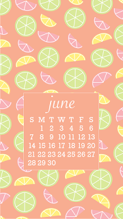 June 2015 iPhone + Desktop Wallpapers {Citrus}