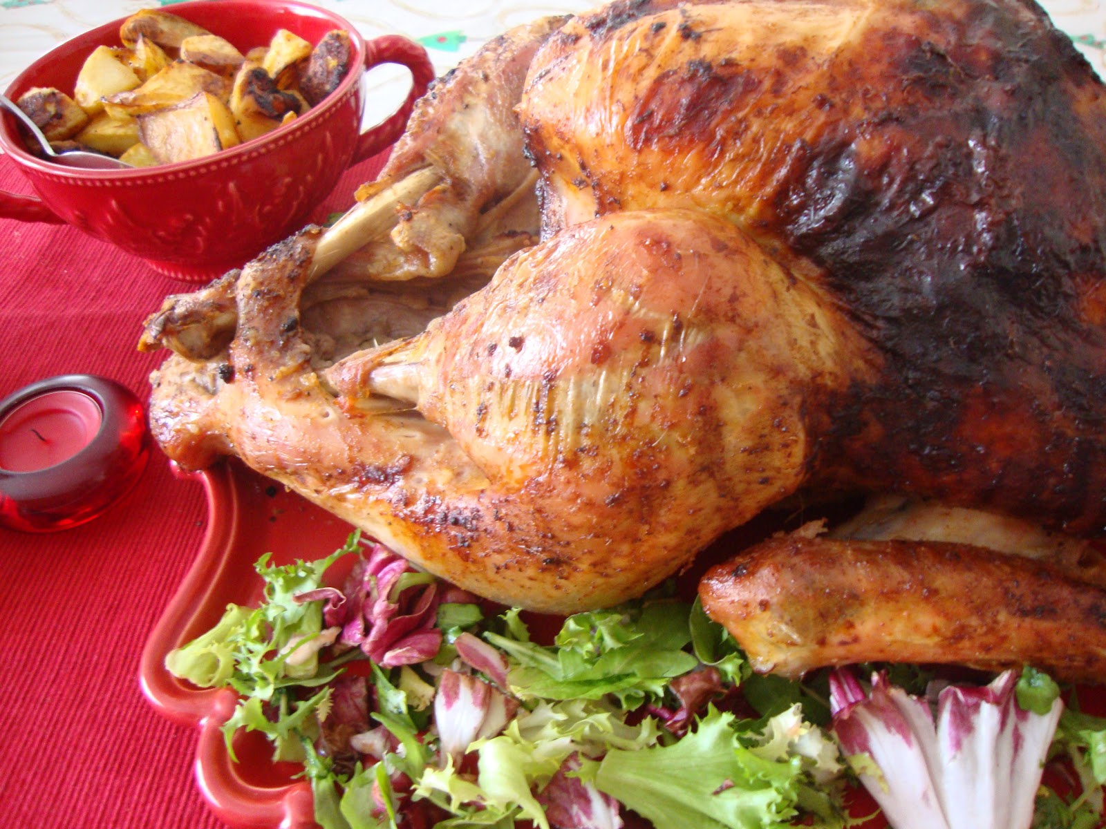 As Minhas Receitas: Peru Recheado de Natal