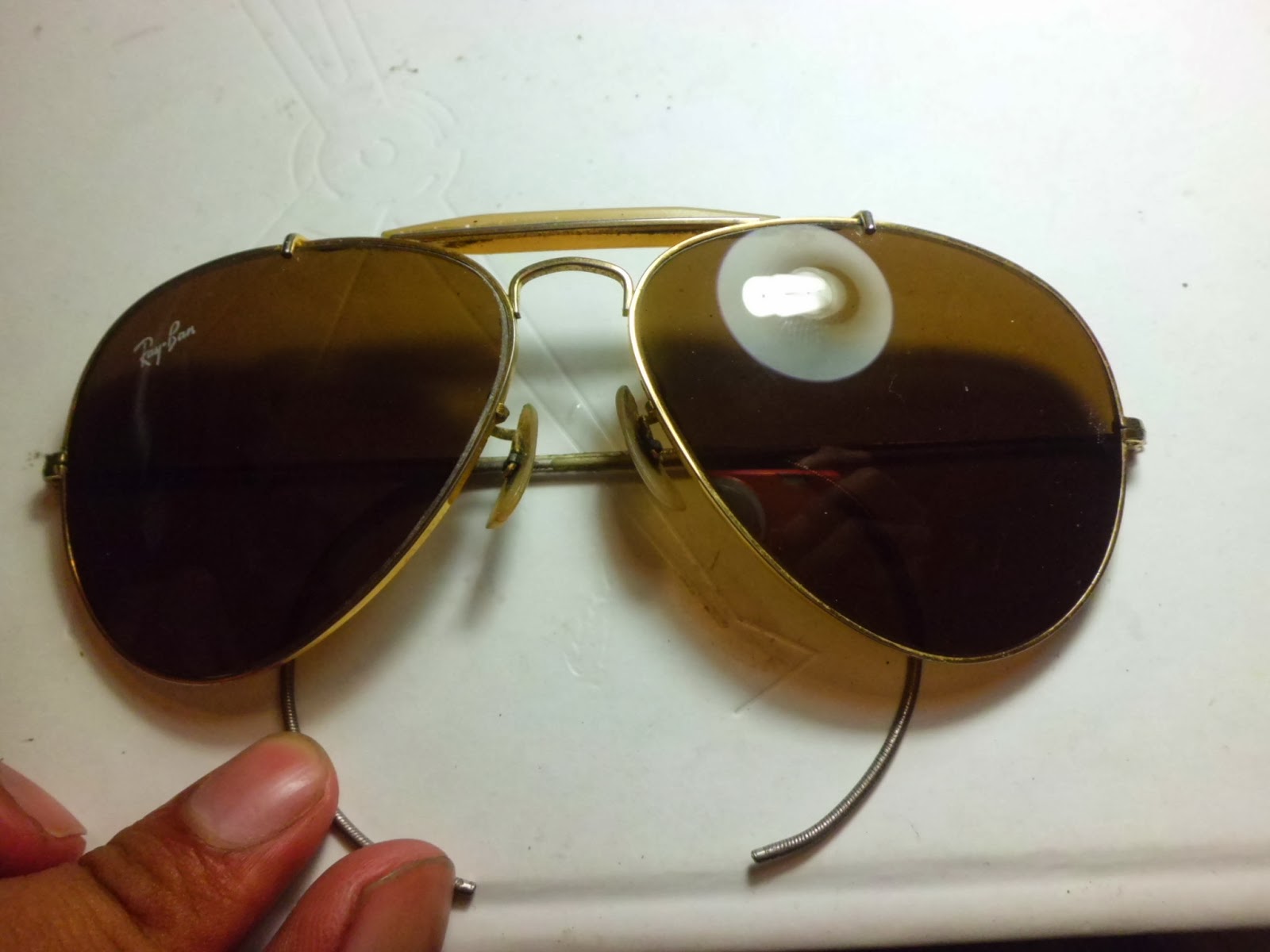 KOLEKSI ANTIK: KACAMATA SUNGLASSES ORIGINAL RAYBAN N BRANDED