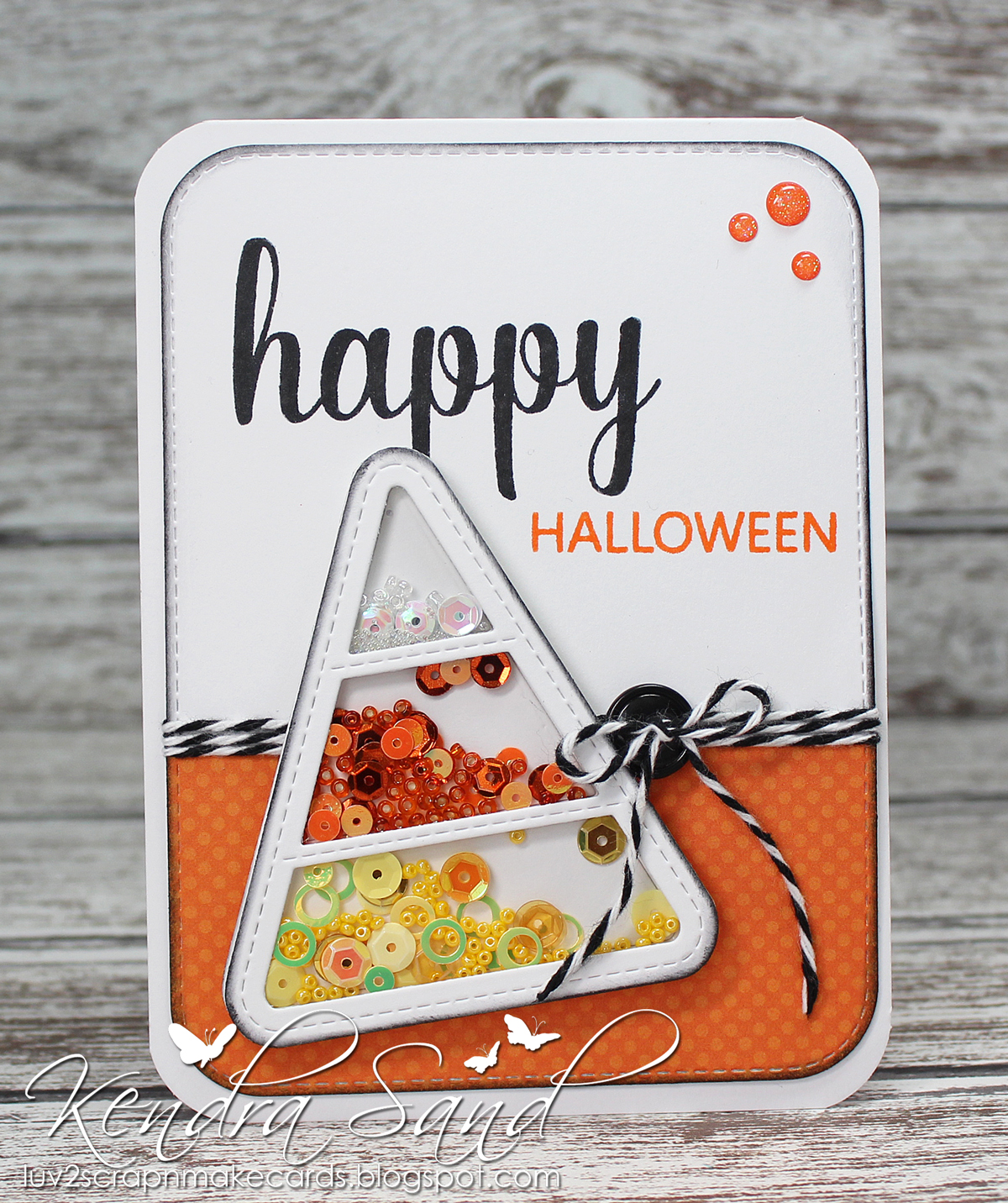 Luv 2 Scrap n' Make Cards: Candy Corn