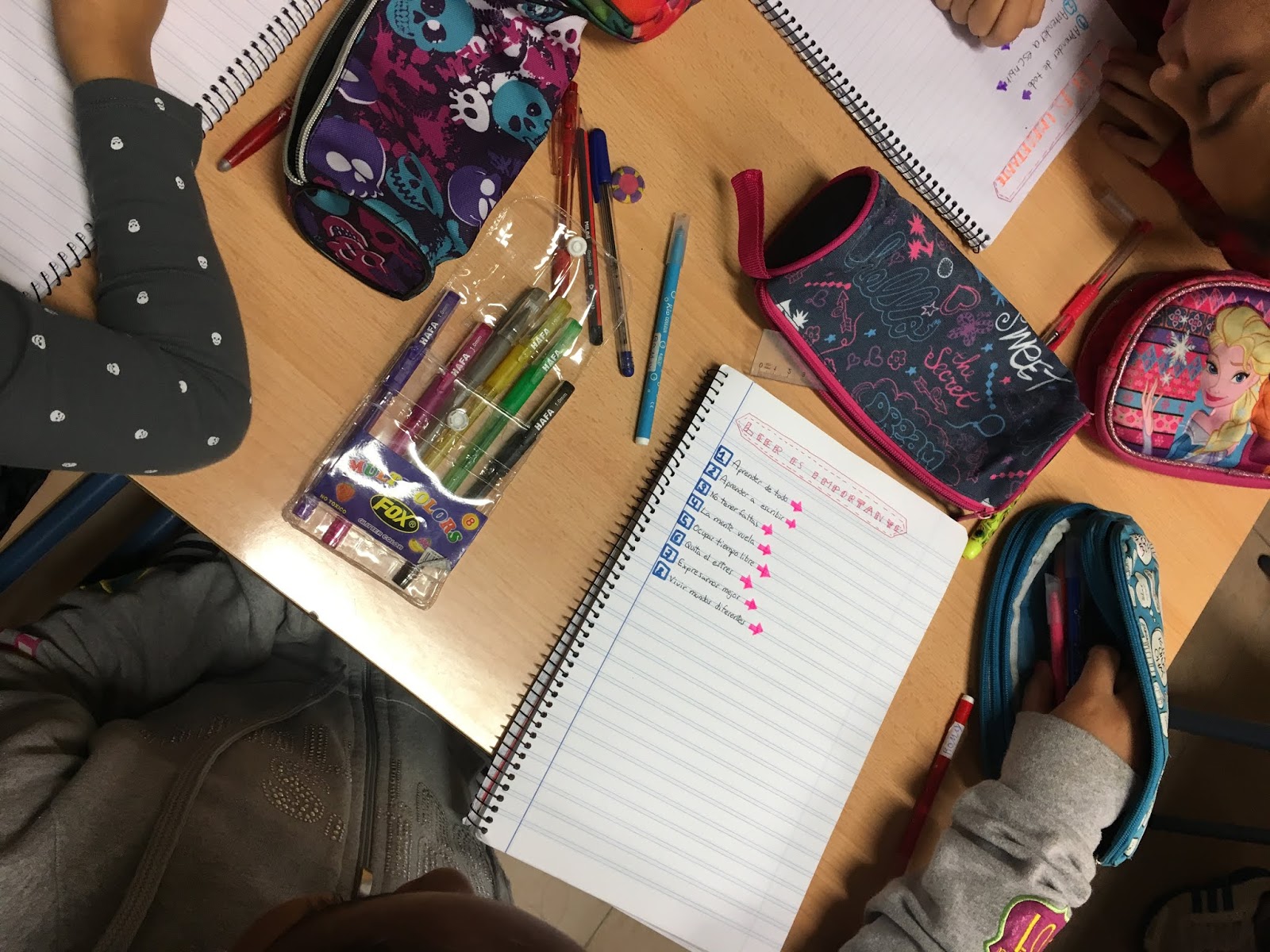 Mi aula en la mochila: TALLER DE ESCRITURA