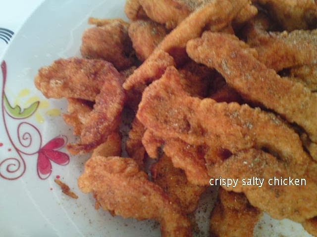 Cooking Pleasure: Crispy Salty Chicken