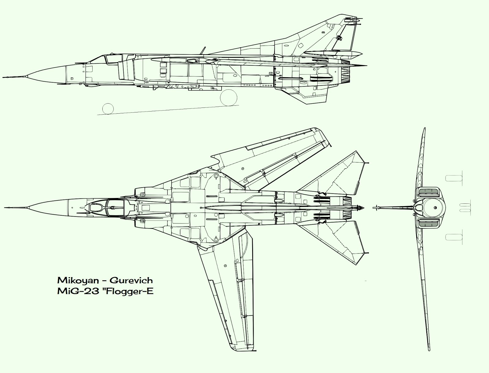 aerosngcanela: Mikoyan-Gurevich MiG-23