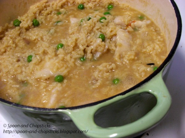 Spoon and Chopsticks: Slow Cooked Rice with Basa Fillet