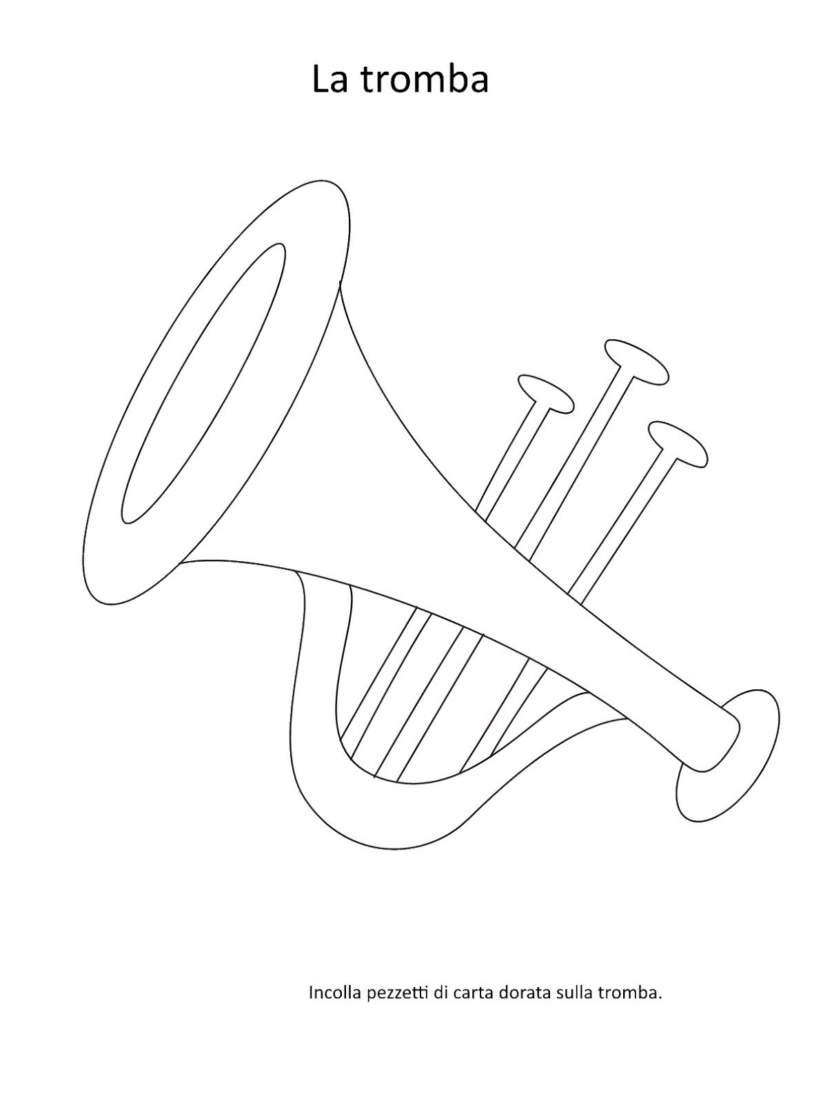 La maestra Linda : Gli strumenti musicali da colorare | Strumenti ...