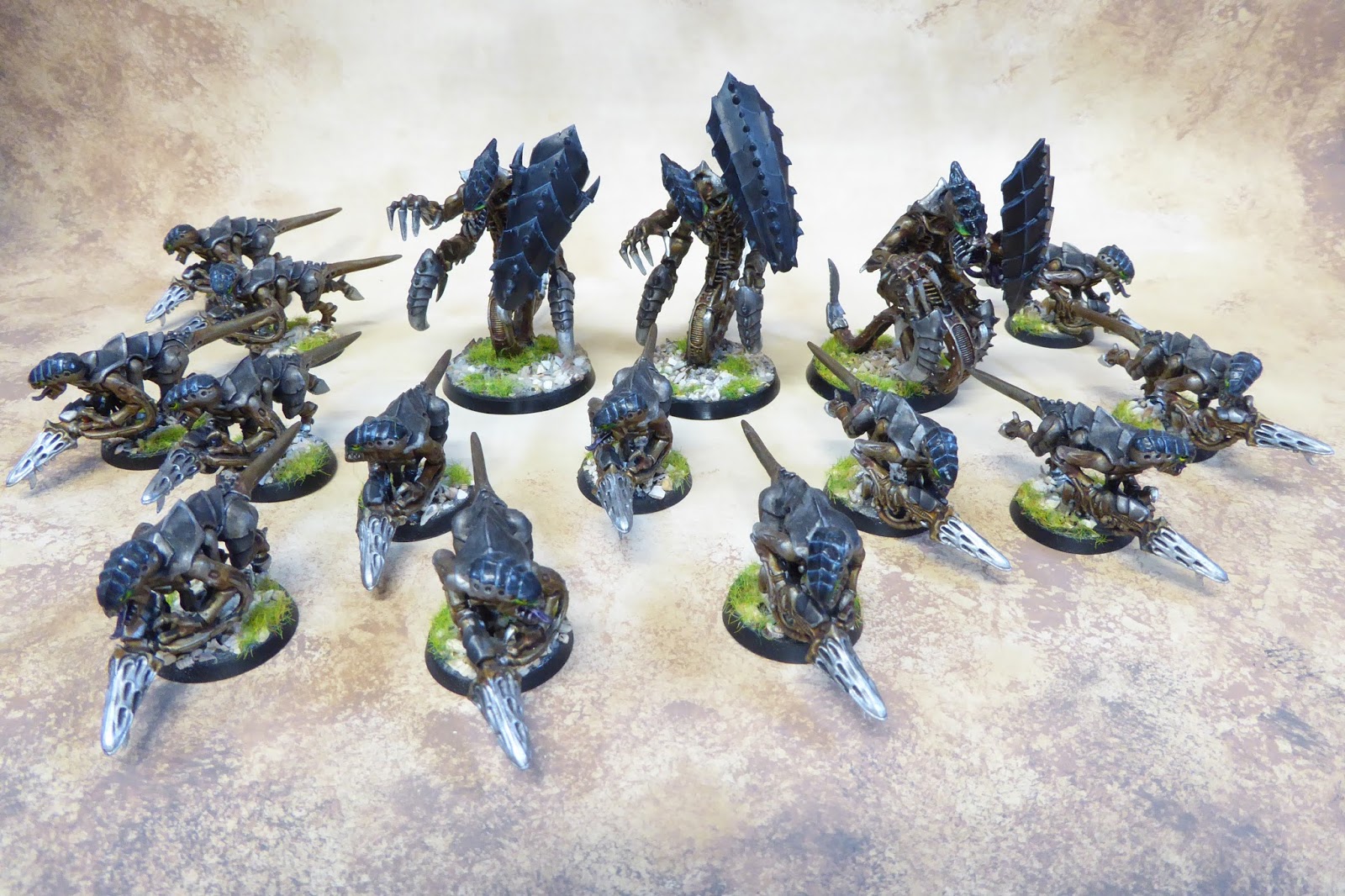 Old School Gaming: Tyranid Tyrant Guard Brood: TO-DONE!