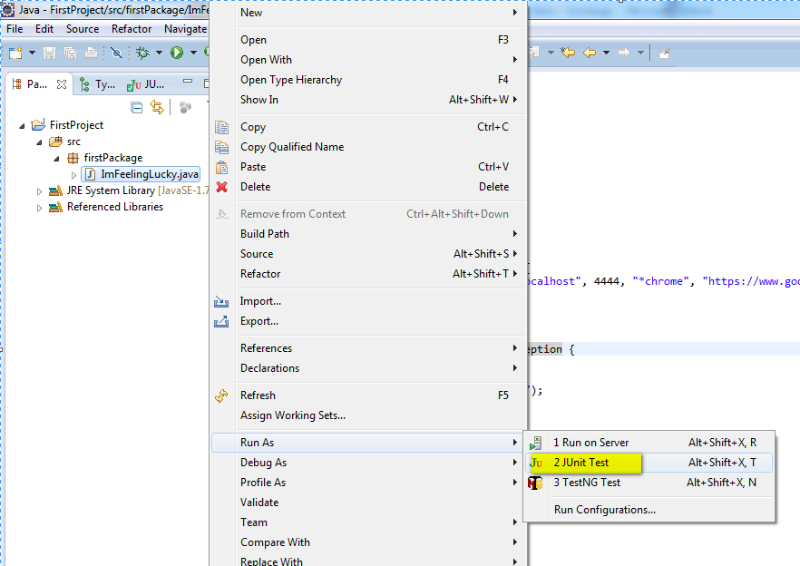 Selenium1 By Arun 7 Run The Created Selenium Rc Test
