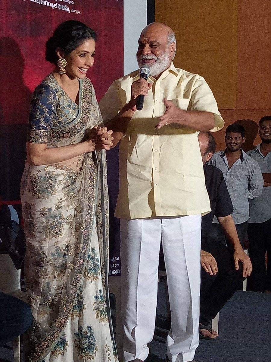Sridevi: Sridevi with K Raghavendra Rao