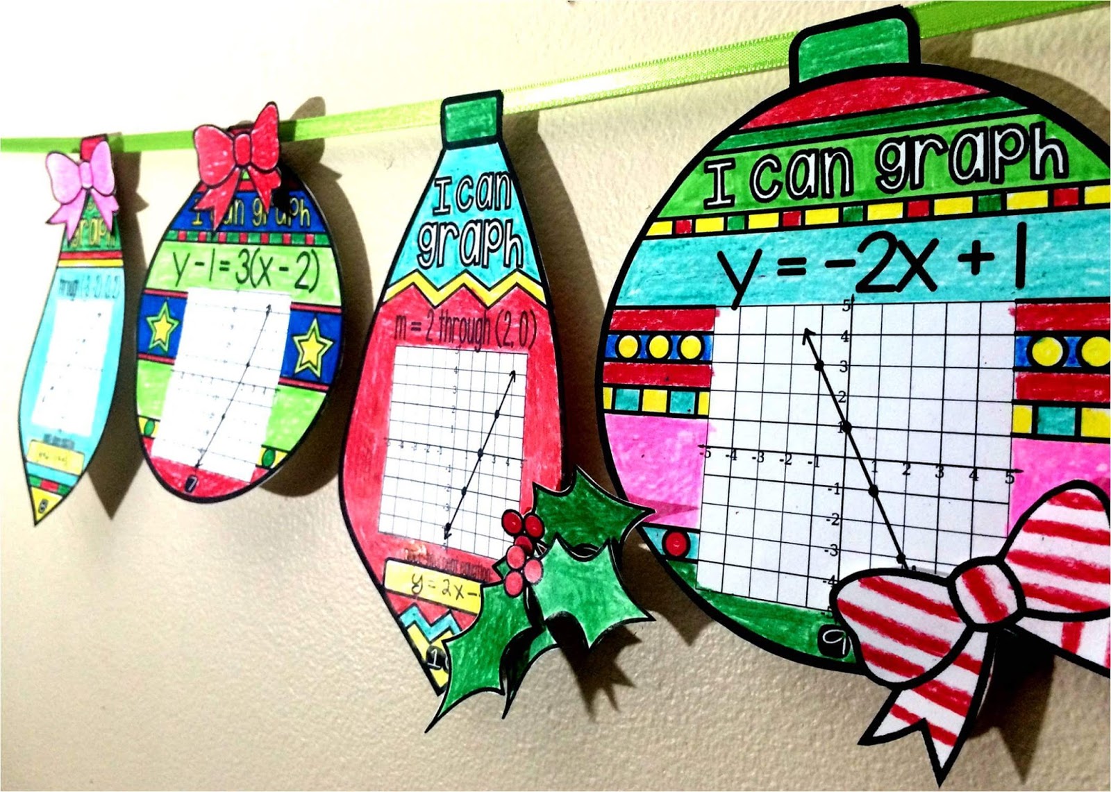 Scaffolded Math and Science: Math Pennants are a fun way to show off ...