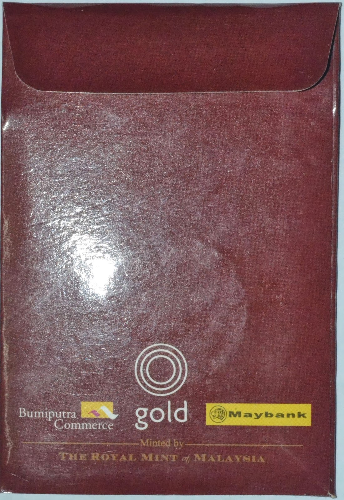 Galeri Sha Banknote: SYILING KIJANG EMAS BANK NEGARA MALAYSIA