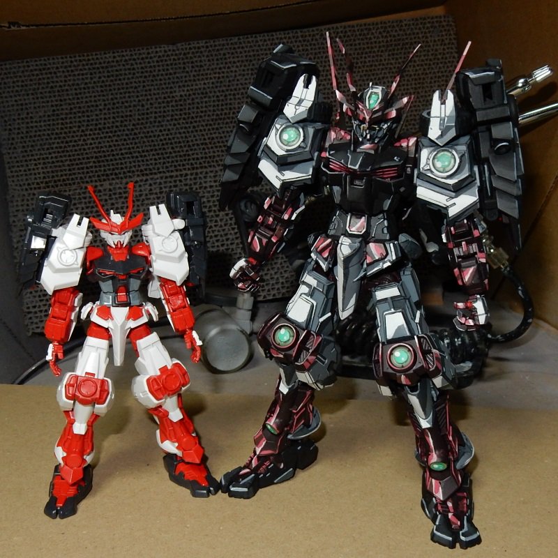 Custom Build: MG 1/100 Sengoku Astray Gundam Anime Style Paint Job