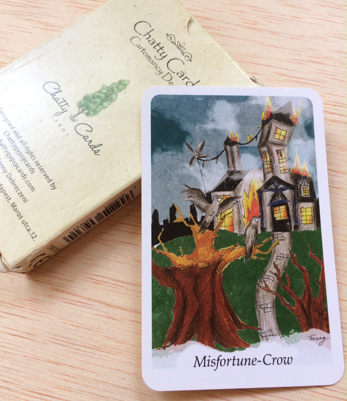 Misfortune card - Crow totem